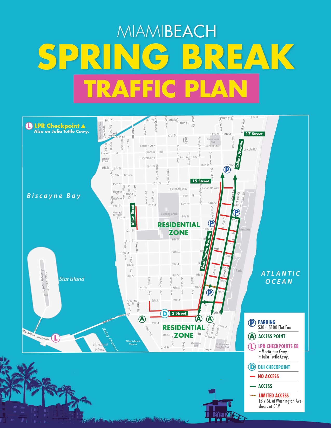 Miami Beach Spring Break 2024 DUI Checkpoints, Parking, And Local Laws ...